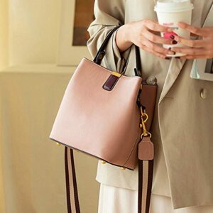 Cowhide Handbags for Women Small Leather Hobo Bucket Tote Purse Shoulder Cross body Bag