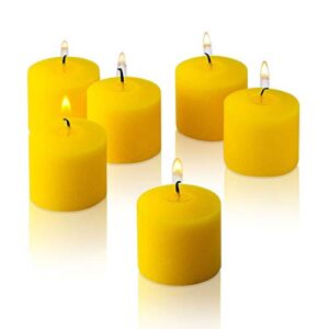 Set of 72 Votive Citronella Candles - Summer Scented Candles - for Indoor/Outdoor Use - 10 Hour Burn Time - Made in USA