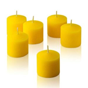 Set of 12 Votive Citronella Candles - Scented Candles for Indoor/Outdoor Use - 10 Hour Burn Time - Made in USA