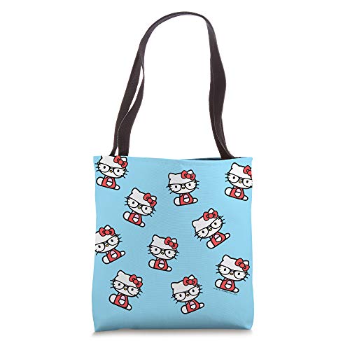 Hello Kitty Glasses Toss Print Tote Bag