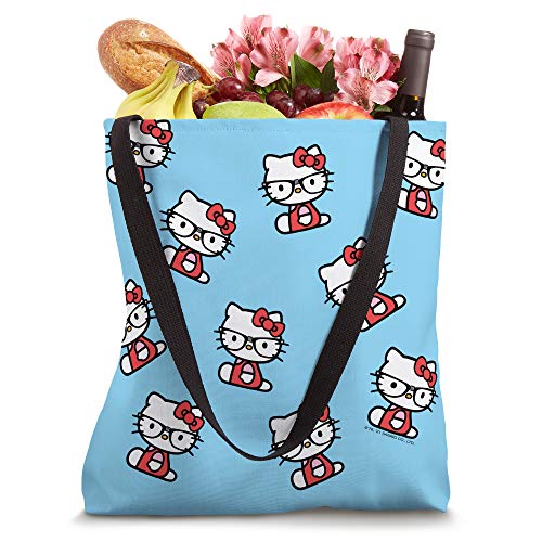 Hello Kitty Glasses Toss Print Tote Bag