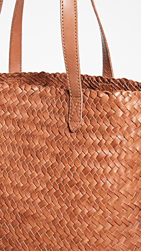 Madewell The Medium Transport Tote: Woven Leather Edition Burnished Caramel One Size