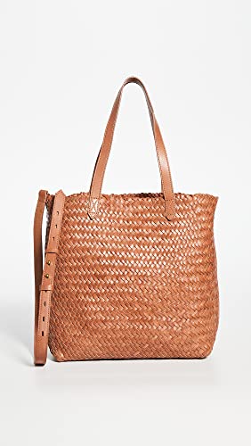 Madewell The Medium Transport Tote: Woven Leather Edition Burnished Caramel One Size