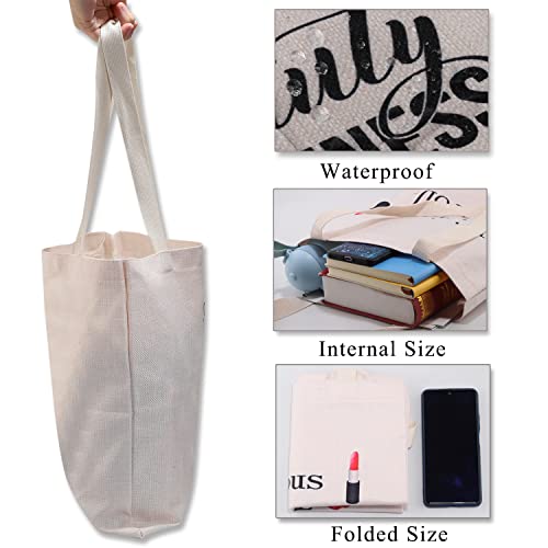 BDPWSS Alice Tote Bag A Very Merry Unbirthday To You Handbag For Bookworm Book Lover Gift (Unbirthday to you TG)