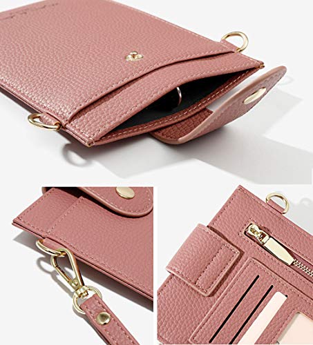 Womens Crossbody Cellphone Bag Small Shoulder Purse Card Holder Wallet Pouch