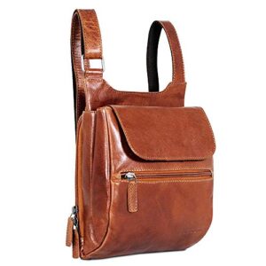 voyager slim crossbody #7831 (honey)