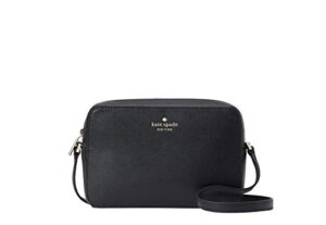 kate spade harper leather crossbody purse in black