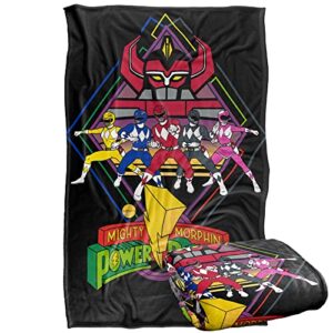 power rangers megazord rangers silky touch super soft throw blanket 36″ x 58″