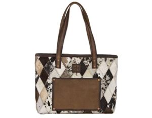 sts ranchwear diamond basic tote cowhide one size