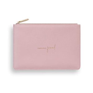 katie loxton fabulous friend womens medium sustainable style sentiment perfect pouch dark pink