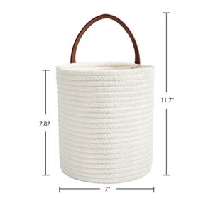 Goodpick Woven Hanging Rope Basket Set (Set of 2)