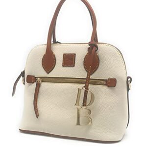 Pebble Grain Domed Satchel