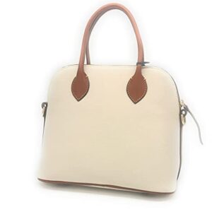 Pebble Grain Domed Satchel