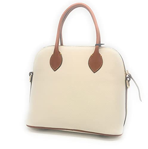 Pebble Grain Domed Satchel