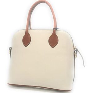 Pebble Grain Domed Satchel