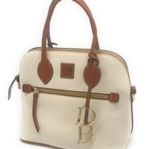 Pebble Grain Domed Satchel