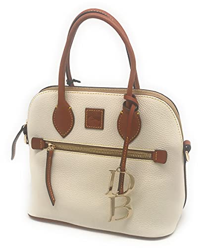 Pebble Grain Domed Satchel