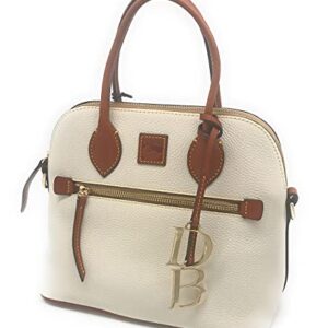 Pebble Grain Domed Satchel