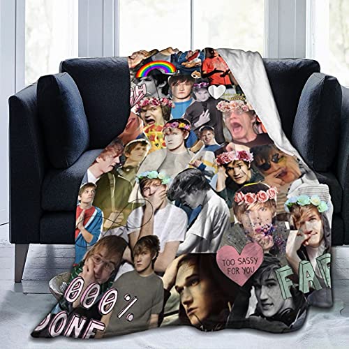 Blanket Bo Burnham Soft Warm Fluffy Lightweight Blanket for Throws Blankets All Season for Bedroom Living Room (80"x60")