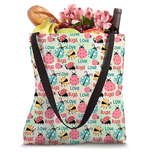 Ladybug Love Cute Ladybird Beetle Bug Collector Tote Bag