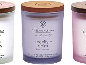 Chesapeake Bay Candle Scented Candle, Peace + Tranquility, Serenity + Calm, Joy + Laughter