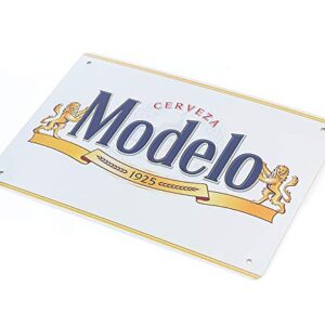 MeowPrint Modelo Cerveza Man Cave Beer decor Tin Signs 12 x 8Inch