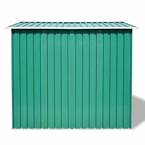 HUIJK Storage Sheds Garden Storage Unit Metal Shed Patio Outdoor Bike BoxTools Store Green