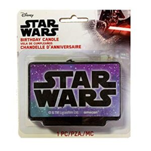 Star Wars Birthday Candle - 4 1/2" - Black - 1 Pc