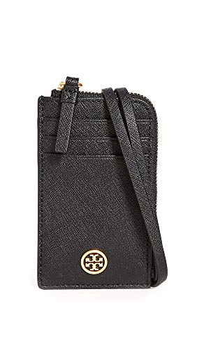 Tory Burch Women's Robinson Lanyard, Black, One Size