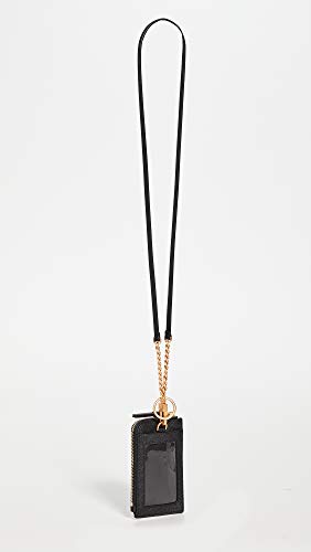 Tory Burch Women's Robinson Lanyard, Black, One Size