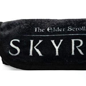 JUST FUNKY The Elder Scrolls Skyrim Video Game Fleece Throw Blanket | Skyrim Soft Blankets and Throws | Official The Elder Scrolls Skyrim Throw Blankets | Measures 60 x 45 Inches