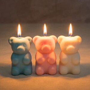 Mysterious Gummy Bear Scented Candle Secret Hidden Inside (Pink)