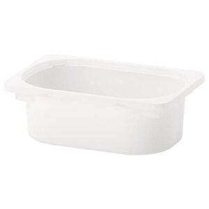 ikea trofast storage box, white, 20x30x10 cm (7 ¾x11 ¾x4″”)