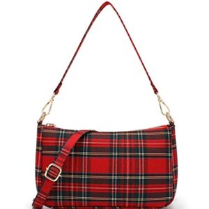 Ro Rox Sheena Tartan Check Punk 90's Crossbody Purse Handbag