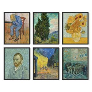 haus and hues van gogh poster van gogh prints fine art paintings vincent van gogh paintings art posters and prints of famous painting famous art prints fine art prints (van gogh, 8″x10″)