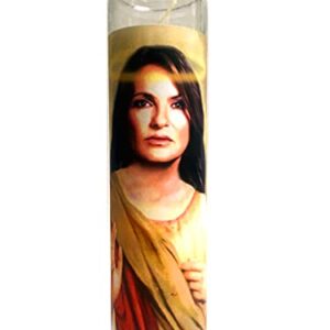 Olivia Benson (Mariska Hargitay Law & Order SVU) Parody Devotional Prayer Saint Candle