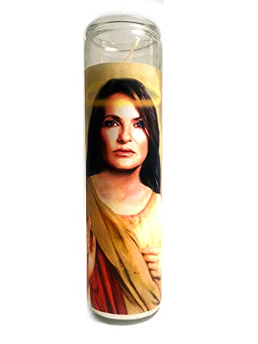 Olivia Benson (Mariska Hargitay Law & Order SVU) Parody Devotional Prayer Saint Candle