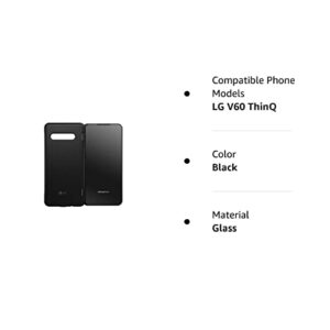 LG Dual Screen Case for LG V60 ThinQ 5G with Type-C Adapter - Black (LM-V605N)