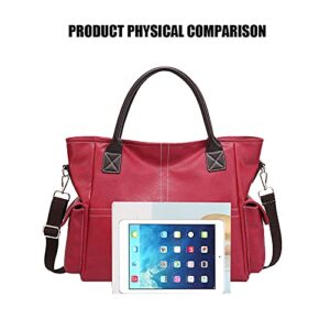 Tote Shoulder Bag for Women Large Purse and Handbag Soft School Top Handle Bag Travel Bag