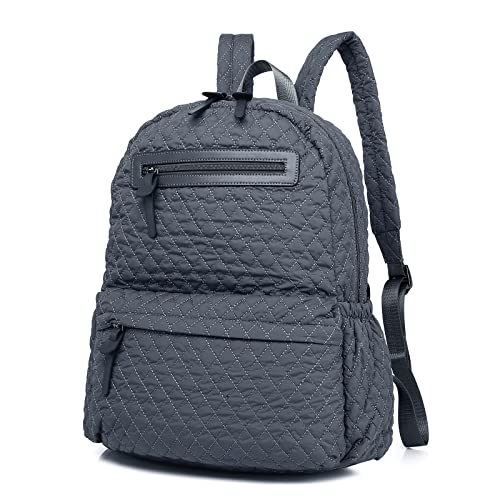 Hsitandy Quilted Backpack Purse for Women Waterproof 13 Inch Girls Lightweight Travel Casual Daypack Ladies Campus Backpack School Book Bag Designer Backpack