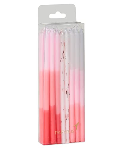 Papyrus Birthday Candles, Pink Ombre (24-Count)