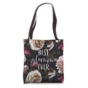 best glamma ever – cute gifts for grandma tote bag