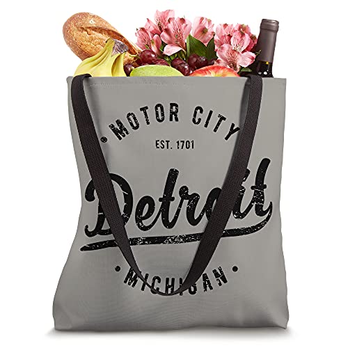 Vintage Detroit Souvenir Motor City Simple Detroit Tote Bag