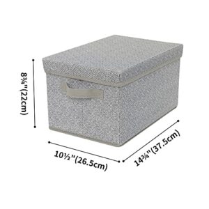 GRANNY SAYS Bundle of 3-Pack Rectangle Storage Bins & 3-Pack Rectangle Storage Bins with Lids