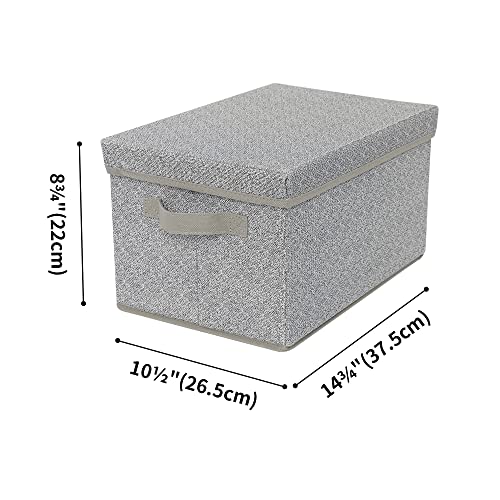 GRANNY SAYS Bundle of 3-Pack Rectangle Storage Bins & 3-Pack Rectangle Storage Bins with Lids