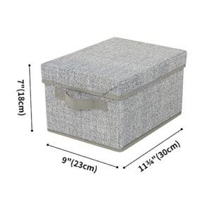 GRANNY SAYS Bundle of 3-Pack Rectangle Storage Bins & 3-Pack Rectangle Storage Bins with Lids