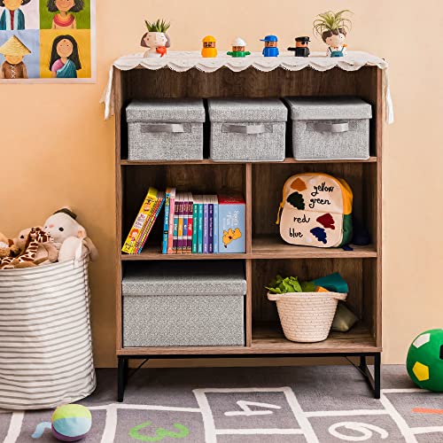 GRANNY SAYS Bundle of 3-Pack Rectangle Storage Bins & 3-Pack Rectangle Storage Bins with Lids