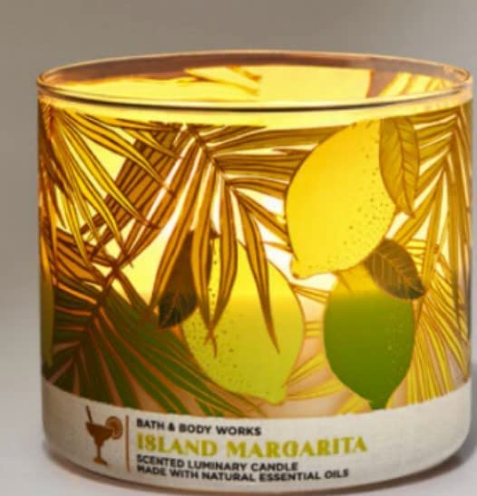 White Barn Bath and Body Works Island Margarita Scented 3-Wick Candle 14.5 oz