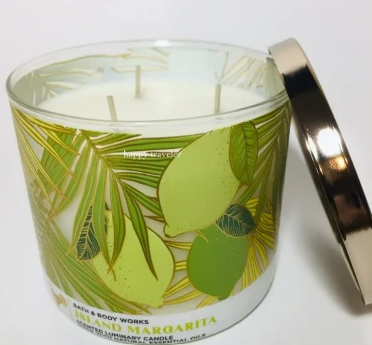 White Barn Bath and Body Works Island Margarita Scented 3-Wick Candle 14.5 oz