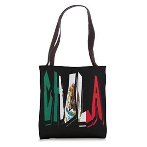 mexico | mexican flag | chola tote bag